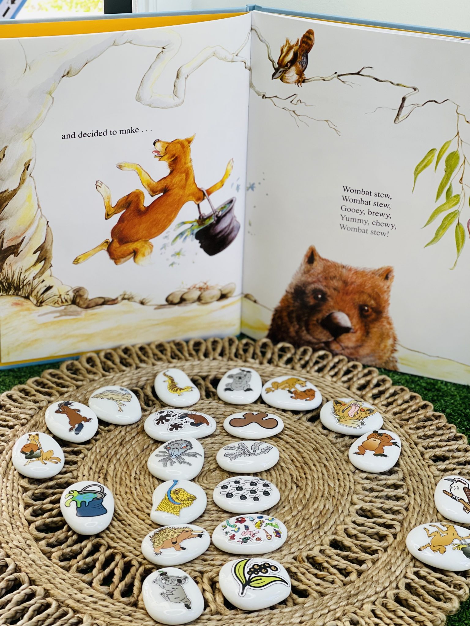 Wombat Stew Story Stones | Ready Made - Stay Classy Classrooms