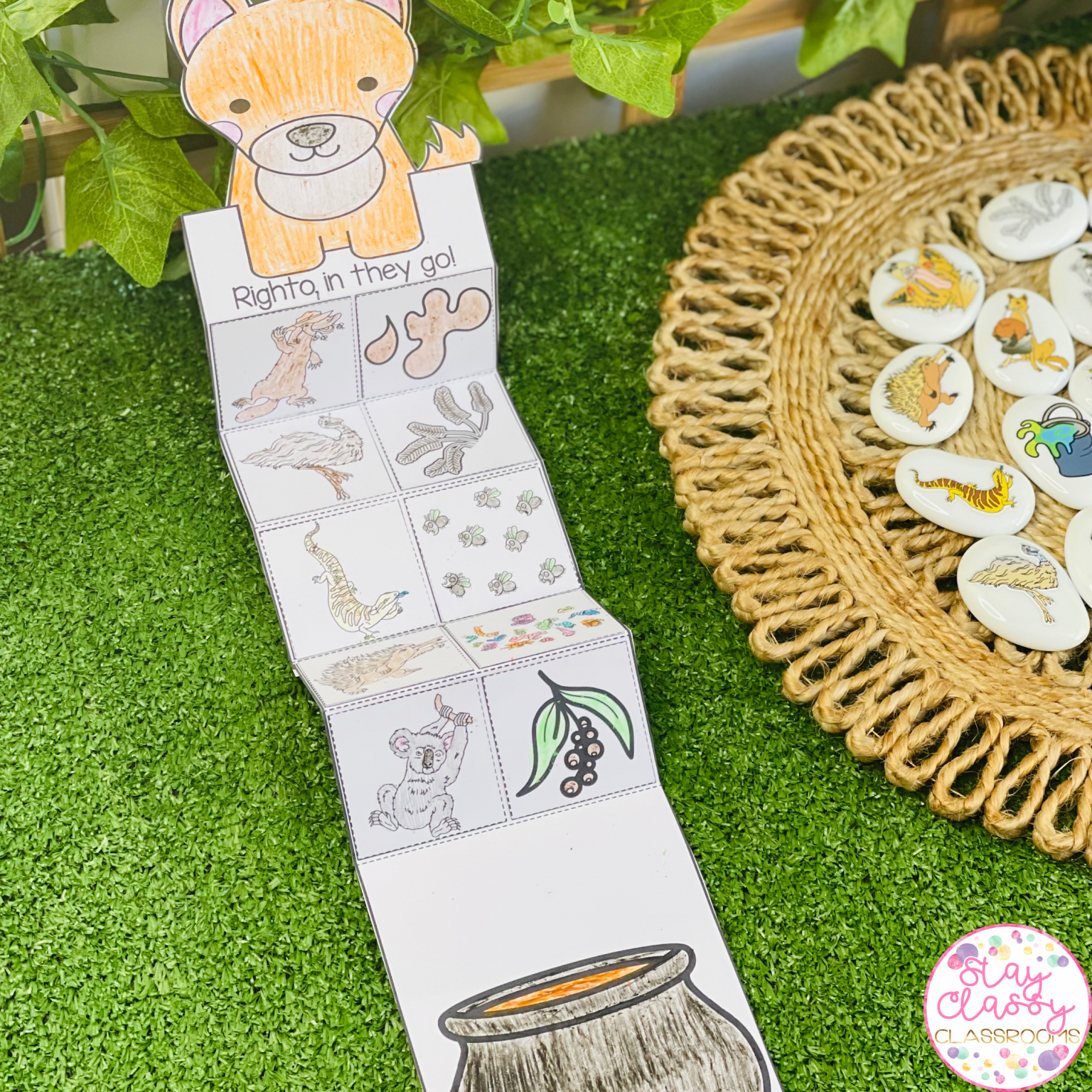 Wombat Stew Story Pack | Story Stone Printables - Stay Classy Classrooms