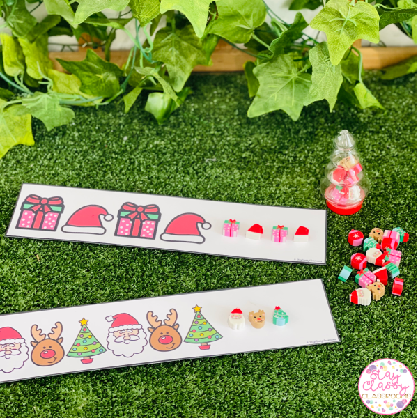 Christmas Pattern Cards - Stay Classy Classrooms