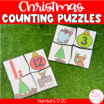Christmas Counting Puzzles 0-20 - Stay Classy Classrooms