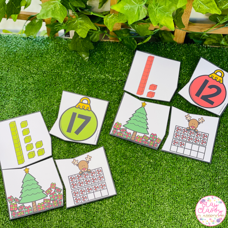 Christmas Counting Puzzles 0-20 - Stay Classy Classrooms