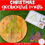 Christmas Geoboard Mats - Stay Classy Classrooms