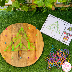 Christmas Geoboard Mats - Stay Classy Classrooms