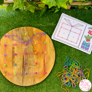 Christmas Geoboard Mats - Stay Classy Classrooms