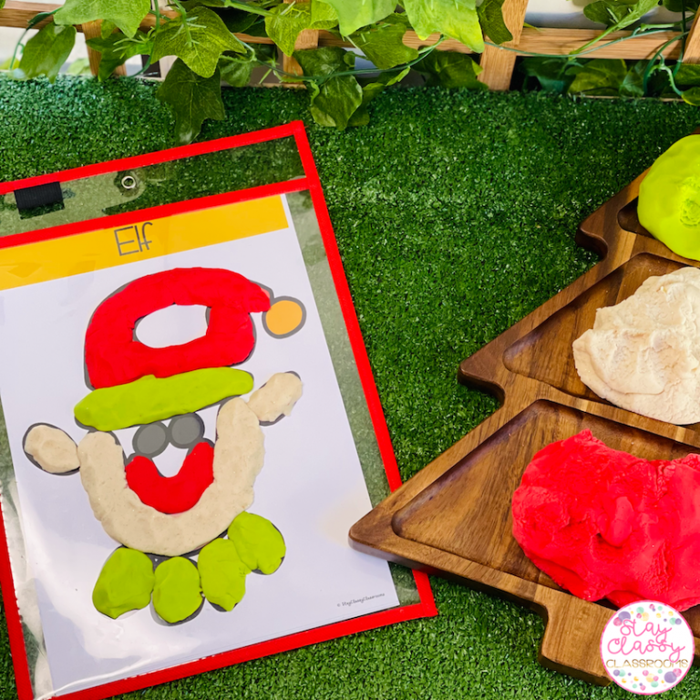 Christmas Dough Mats - Stay Classy Classrooms