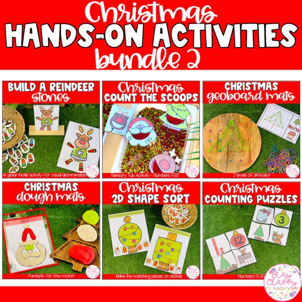Christmas Hands-On Activities BUNDLE 2 - Stay Classy Classrooms