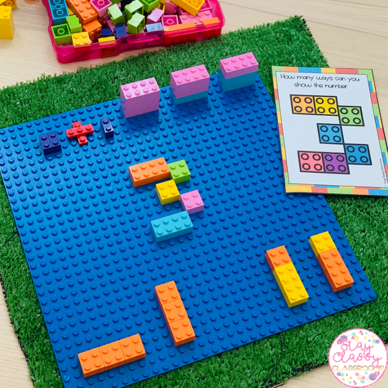 Building Blocks Number Cards - Stay Classy Classrooms