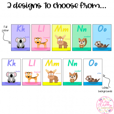 Alphabet Posters | Curious Creatures Classroom Decor - Stay Classy ...