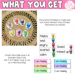 Colour Monster | Story Stone Printables and Word Wall - Stay Classy ...