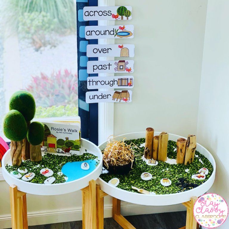 Rosie's Walk | Story Stone Printables and Word Wall - Stay Classy ...