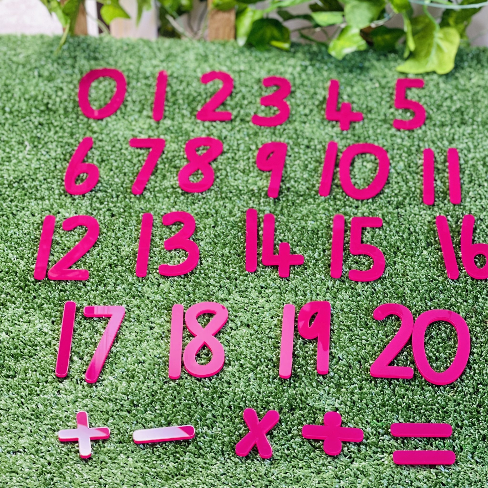 Acrylic Number Set 0-20 | Ready Made - Stay Classy Classrooms