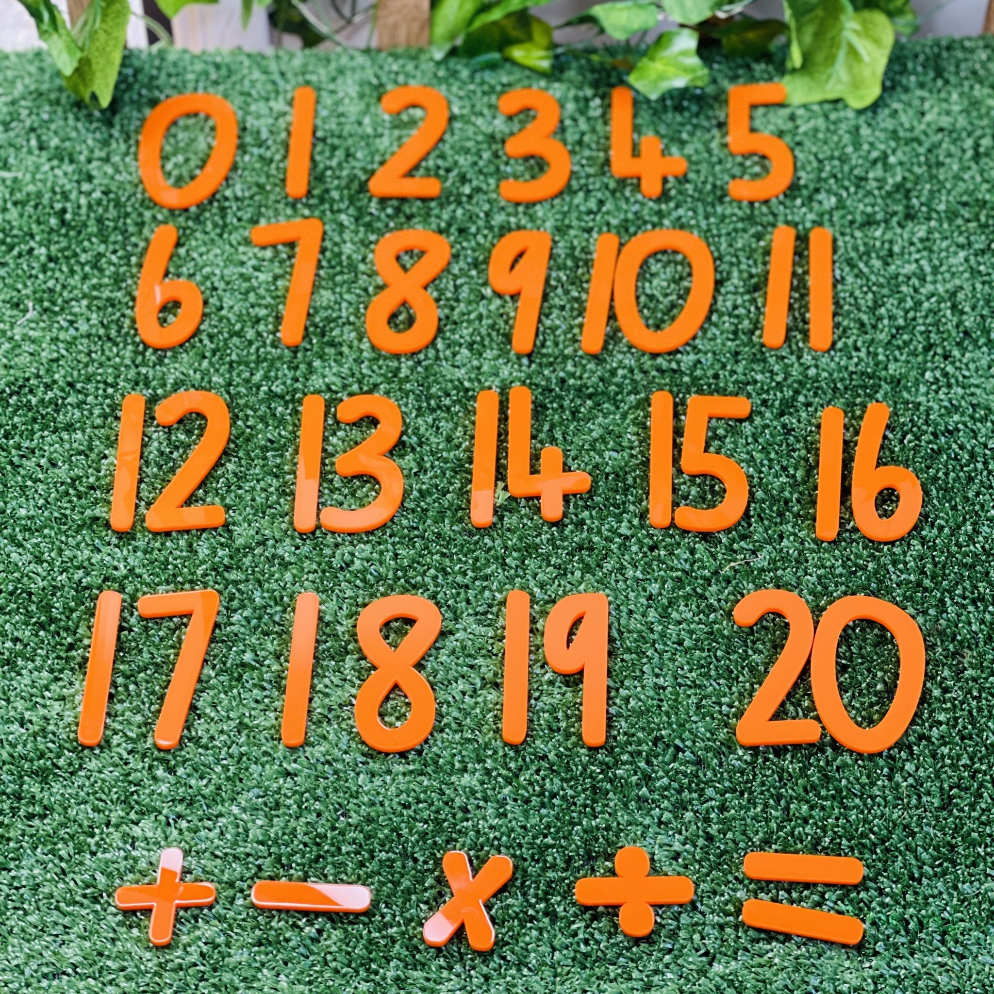 Acrylic Number Set 0-20 | Ready Made - Stay Classy Classrooms