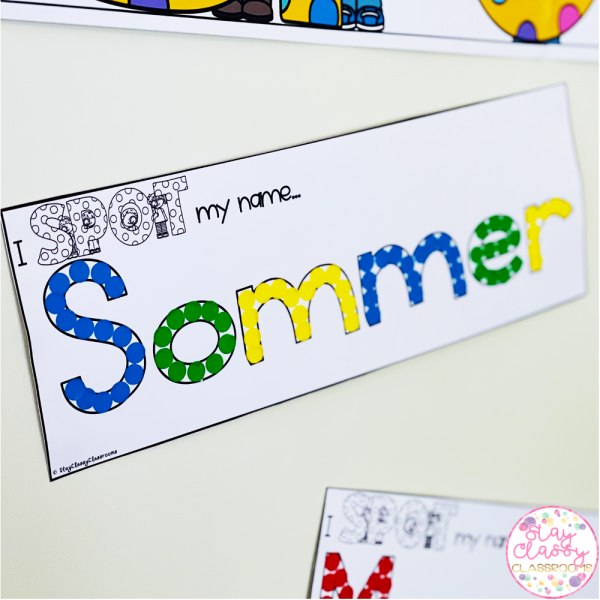 Spot our Name Display | Editable - Stay Classy Classrooms