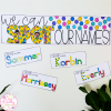 Spot our Name Display | Editable - Stay Classy Classrooms