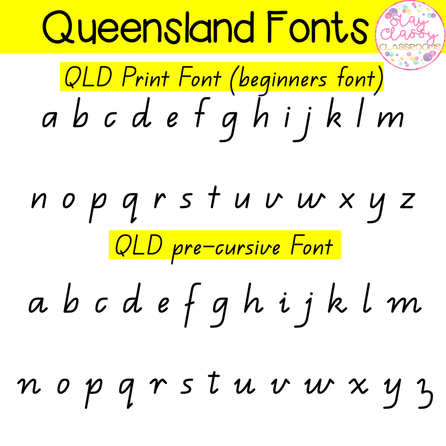 Acrylic Lower Case Tracing Board | Single Board - Stay Classy Classrooms