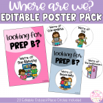 Where are We? Poster Pack | Editable - Stay Classy Classrooms