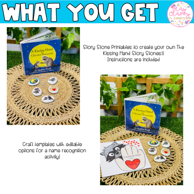 The Kissing Hand | Story Stone Printables and Craft - Stay Classy ...