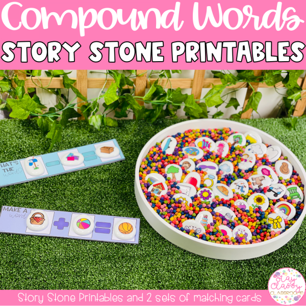 Compound Word Story Stones | Story Stone Printables and Activity Cards ...