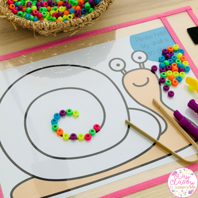 Snail Fine Motor Printable - Stay Classy Classrooms