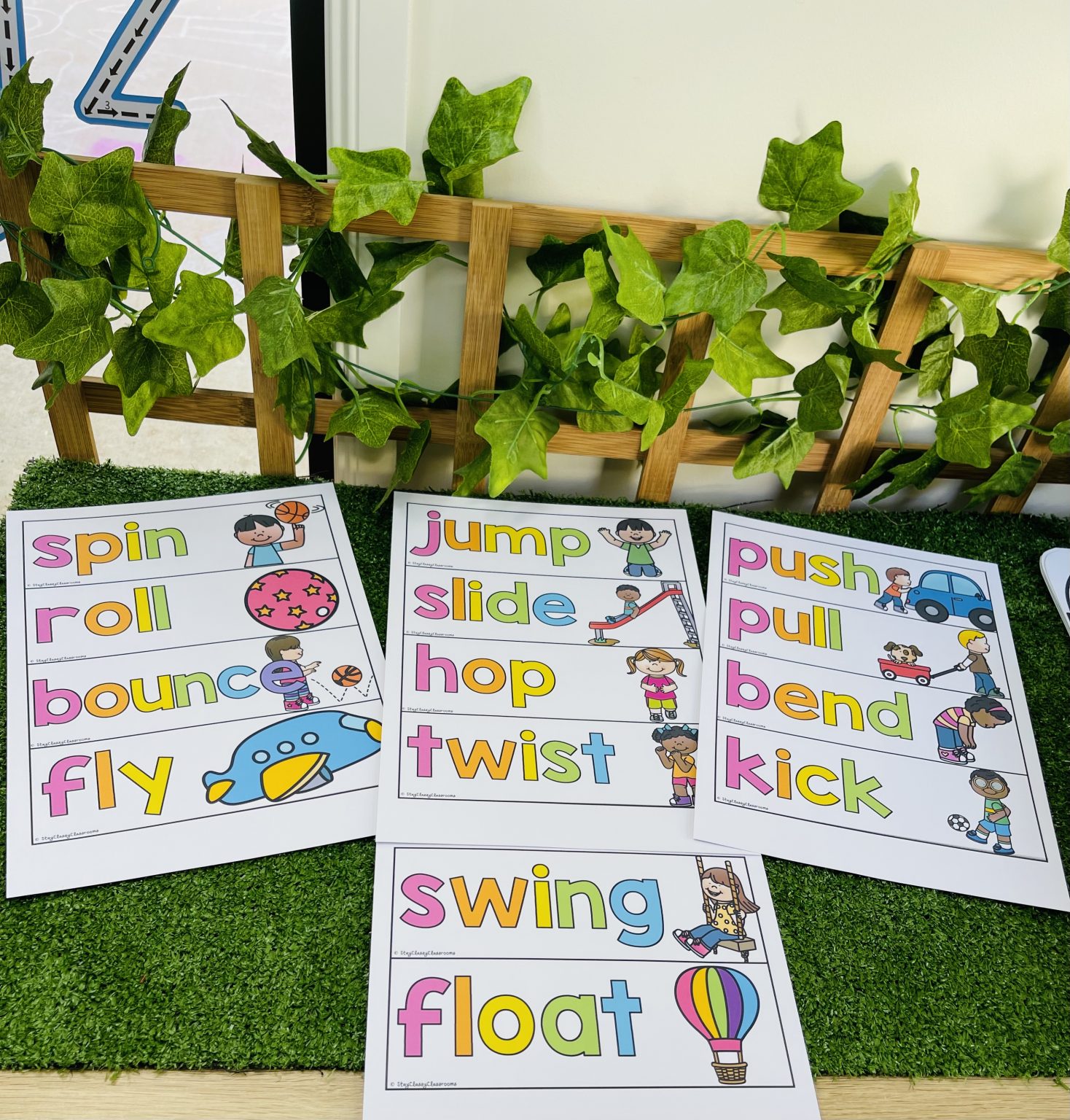 Movement Science Word Wall - Stay Classy Classrooms