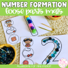 Number Formation Loose Parts Mats | Numbers 0-10 - Stay Classy Classrooms