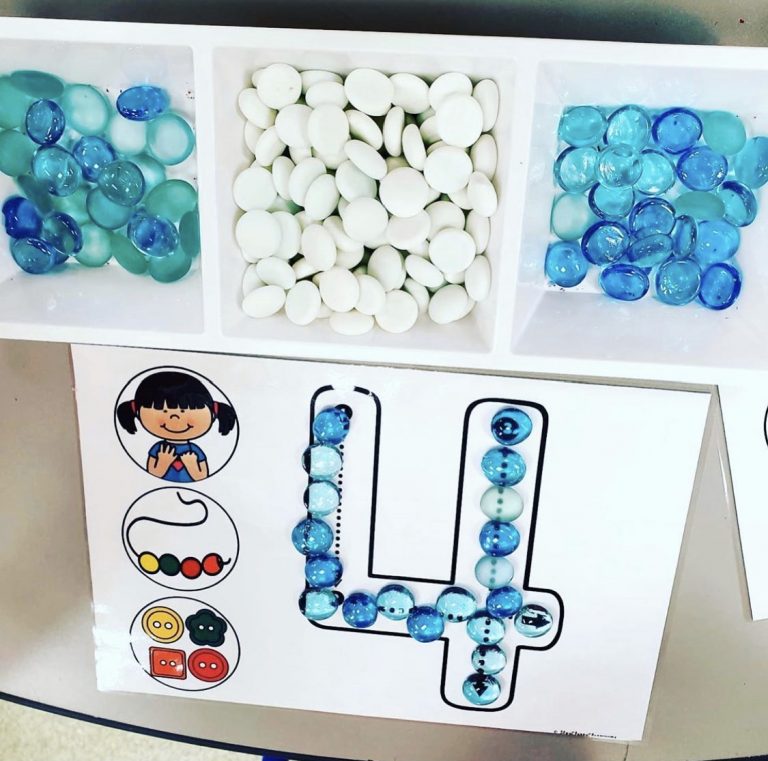 Number Formation Loose Parts Mats | Numbers 0-10 - Stay Classy Classrooms