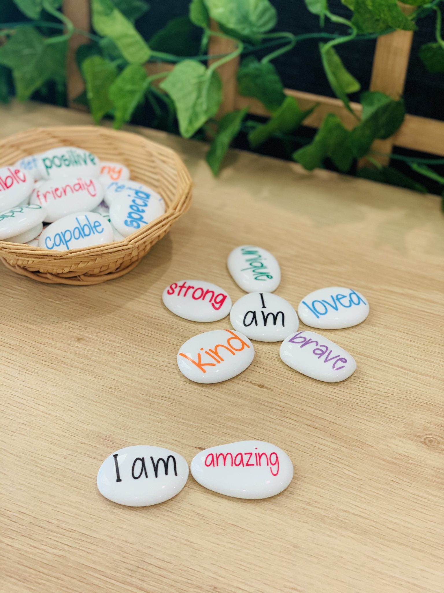 Positive Affirmation Story Stone Printables - Stay Classy Classrooms
