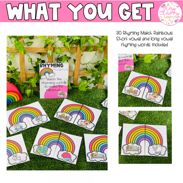 Rhyming Rainbows - Stay Classy Classrooms