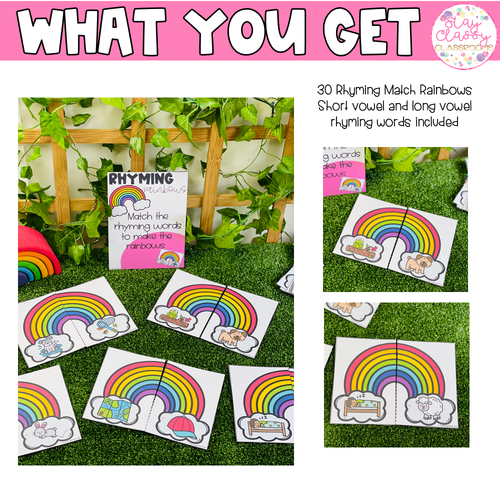 Rhyming Rainbows - Stay Classy Classrooms