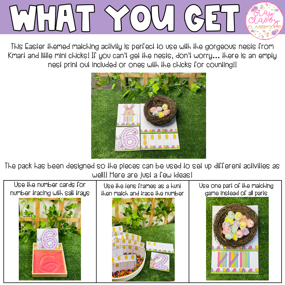 Easter Counting Pack | Numbers 0-20 - Stay Classy Classrooms