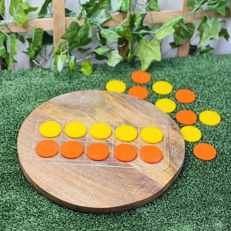 Acrylic Tens Frame Board with Counters | Single Pack - Stay Classy ...