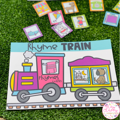 Rhyme Train | Rhyming Match Activity - Stay Classy Classrooms