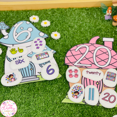Fairies Number Representation Stones Match 0-20 - Stay Classy Classrooms