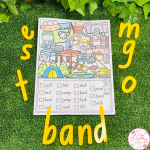 Decodable CVCC & CCVC Words - Find and Colour Printables - Stay Classy ...