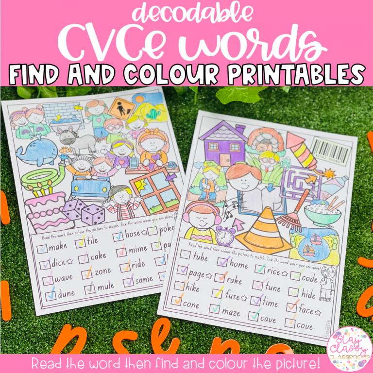 Word Chains Decodable Phonics BUNDLE - Stay Classy Classrooms
