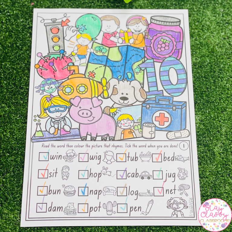 Find and Colour Printables - BUNDLE - Stay Classy Classrooms