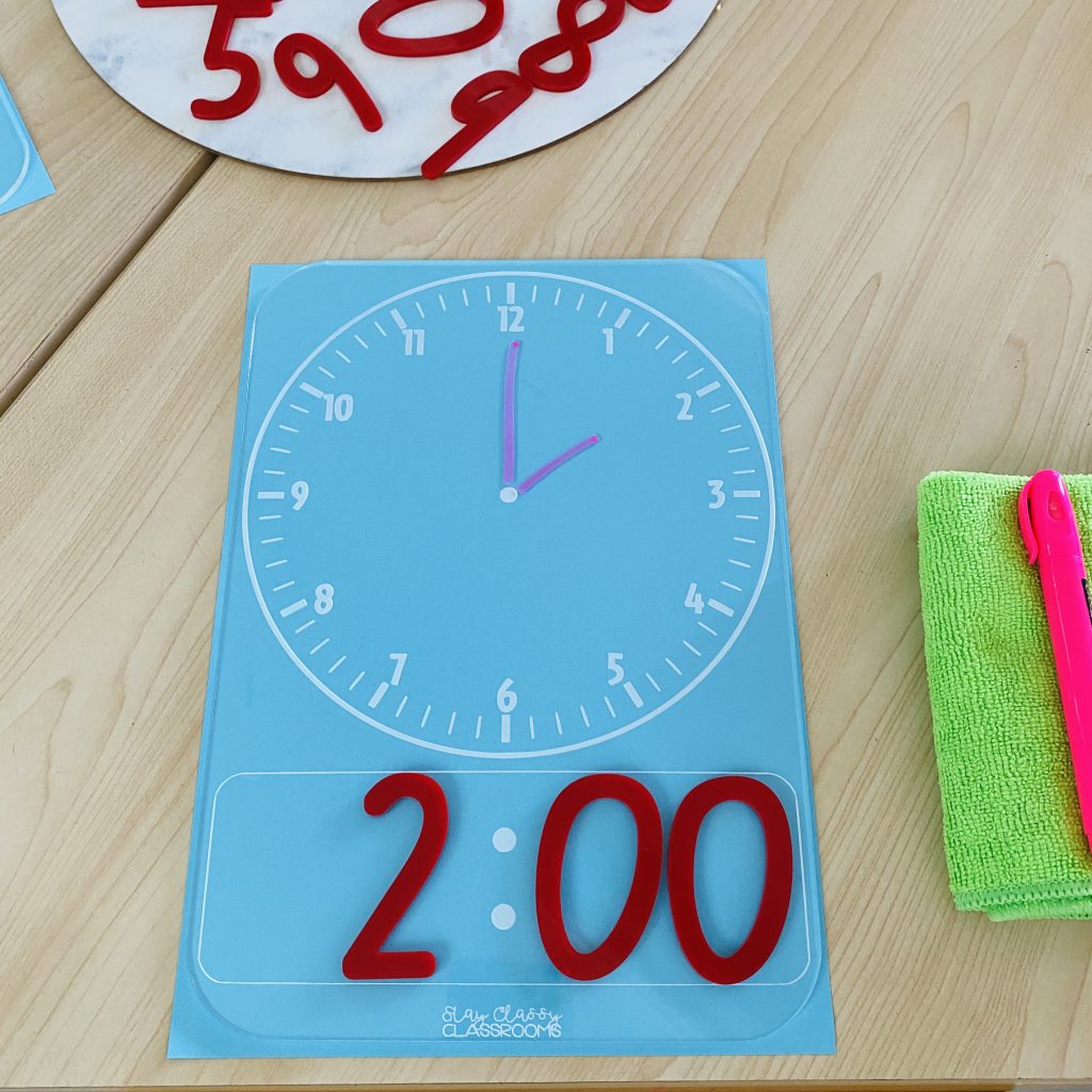 4 pack Acrylic Clock Board | EDUCATOR’S BUNDLE - Stay Classy Classrooms