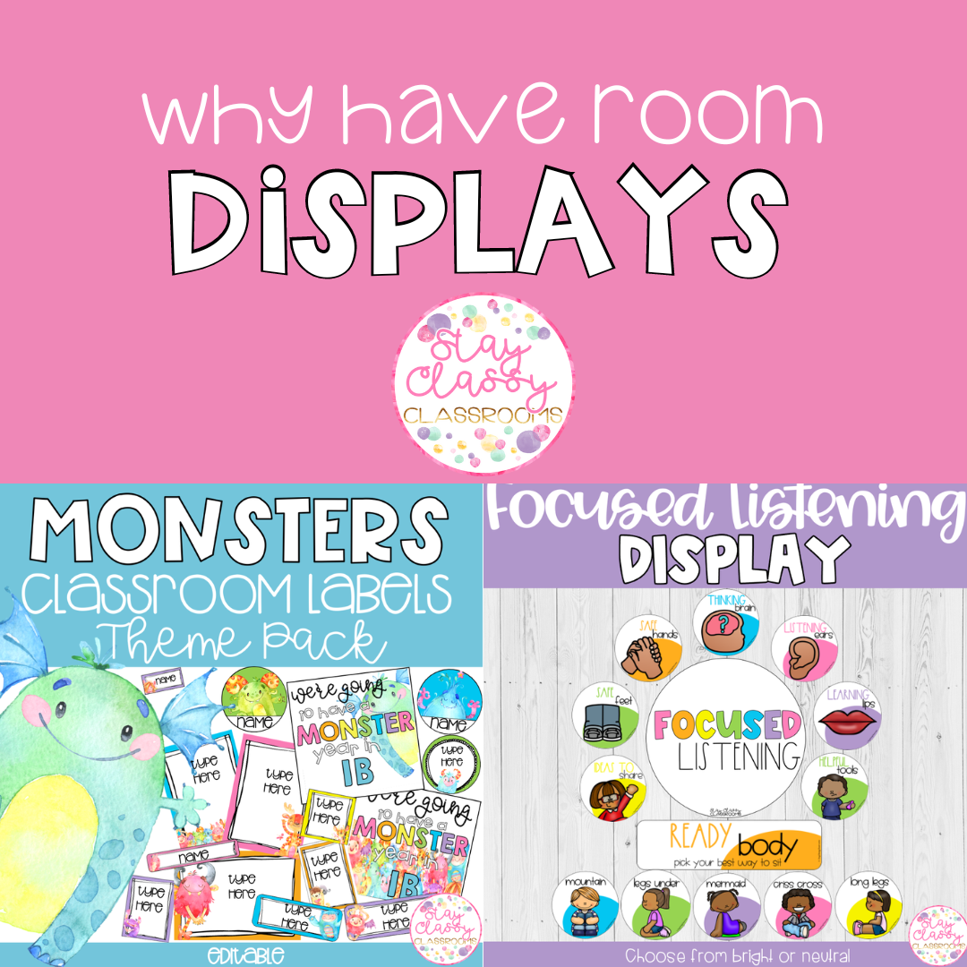 Why Have Room Displays? - Stay Classy Classrooms