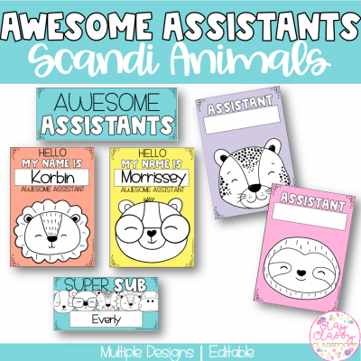 SCANDI ANIMALS Classroom Decor BUNDLE | All Australian State Fonts ...