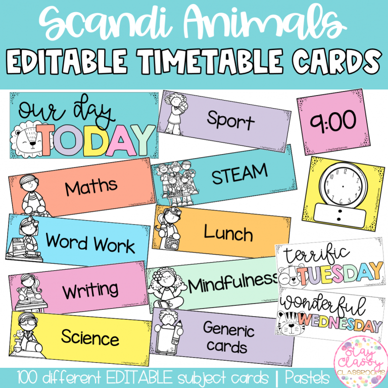 SCANDI ANIMALS Classroom Decor BUNDLE | All Australian State Fonts ...