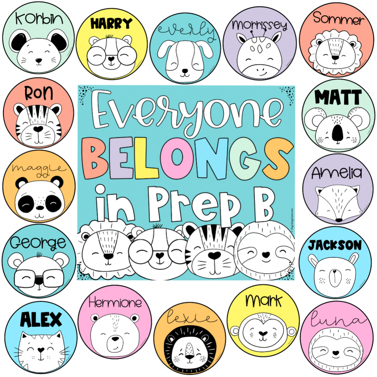 SCANDI ANIMALS Classroom Decor BUNDLE | All Australian State Fonts ...