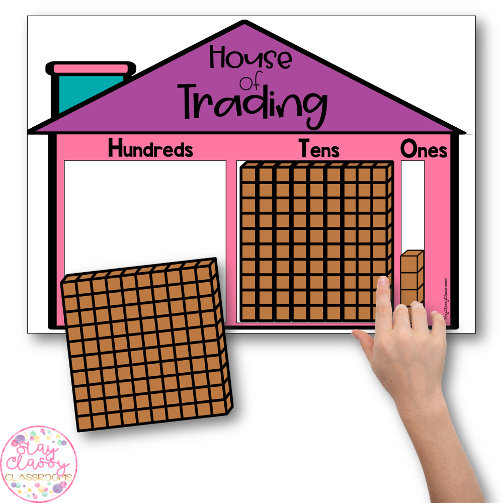 House of Trading - Place Value Game - Stay Classy Classrooms