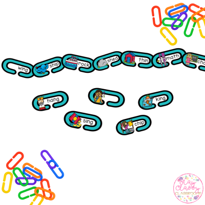 Word Chains Decodable Phonics BUNDLE - Stay Classy Classrooms