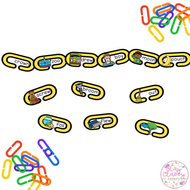 Word Chains Decodable Phonics BUNDLE - Stay Classy Classrooms