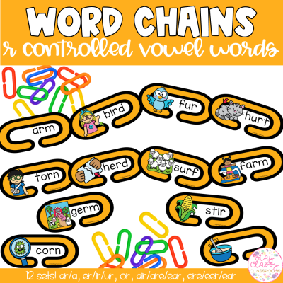 Word Chains Decodable Phonics BUNDLE - Stay Classy Classrooms