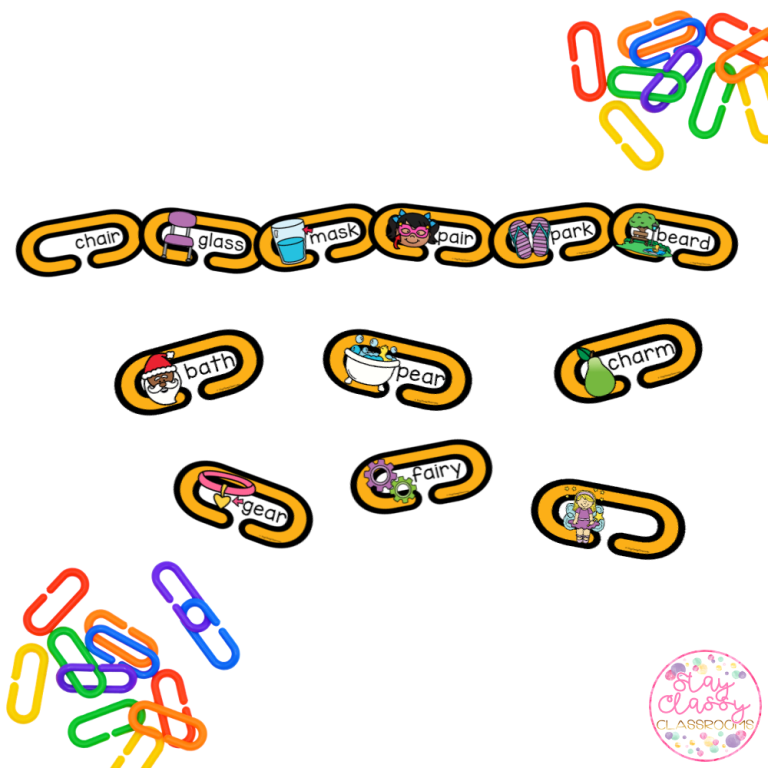 Word Chains Decodable Phonics BUNDLE - Stay Classy Classrooms