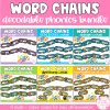 Word Chains Decodable Phonics BUNDLE - Stay Classy Classrooms