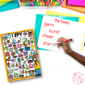 I Spy r controlled Vowel Words - Phonics Activity - Stay Classy Classrooms