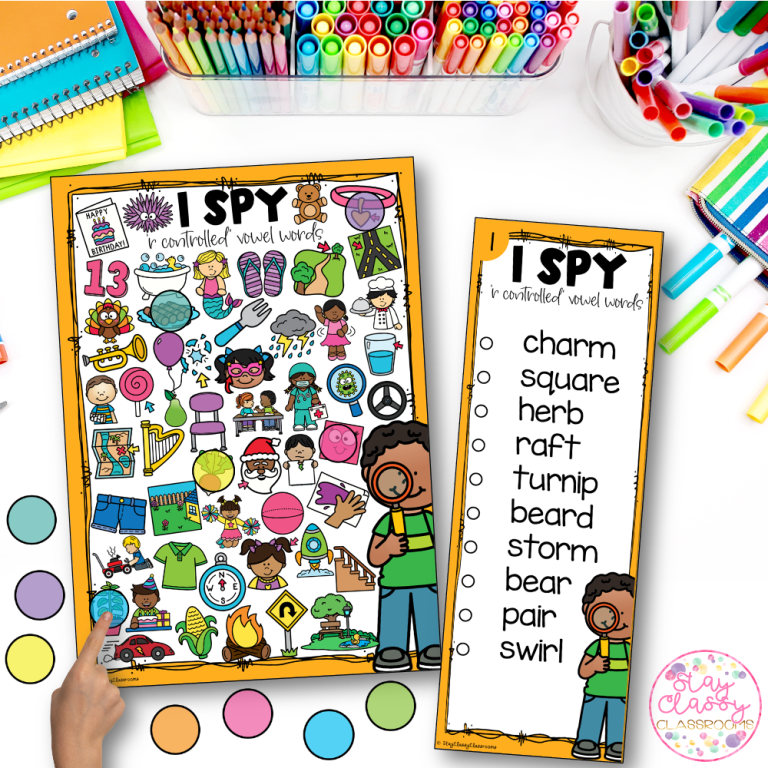I Spy Decodable Phonics BUNDLE - Stay Classy Classrooms