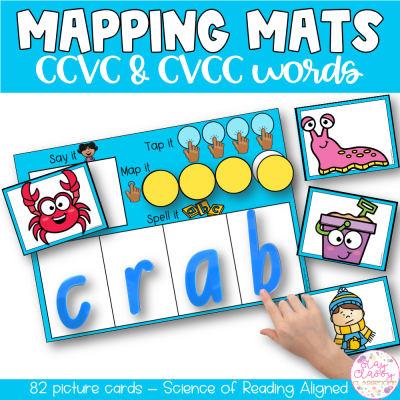 CCVC & CVCC Word Mapping Mats | Orthographic Mapping - Stay Classy ...